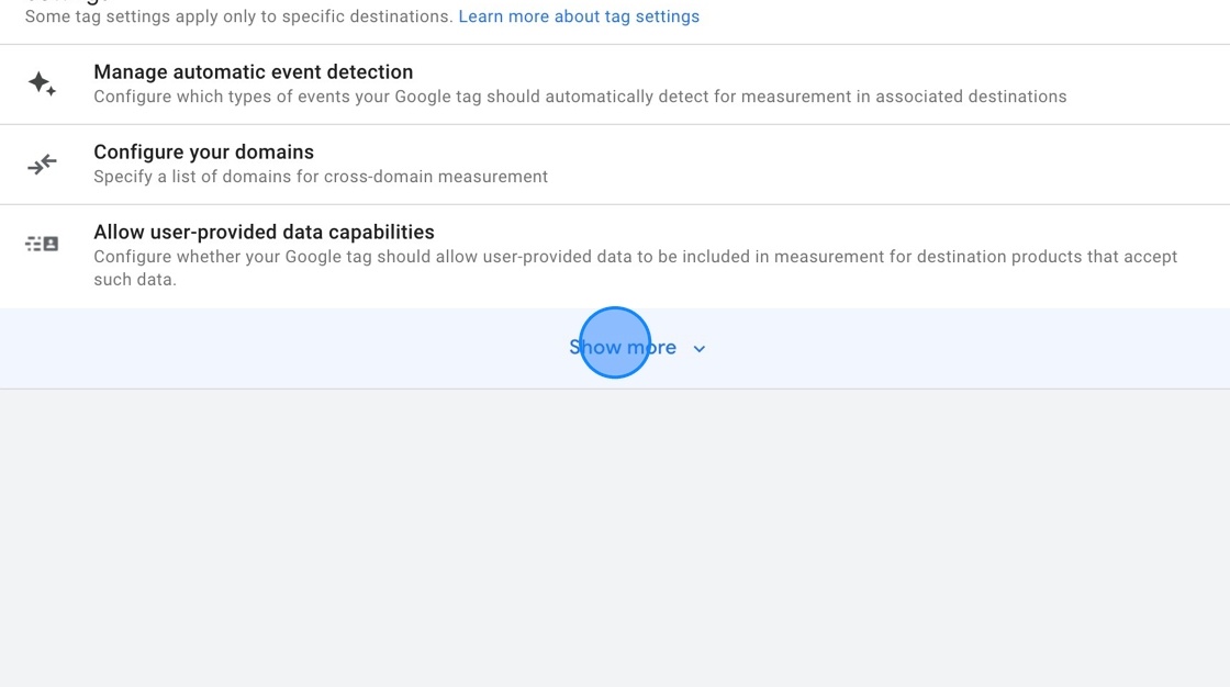 How to configure Google Analytics 4 data collection